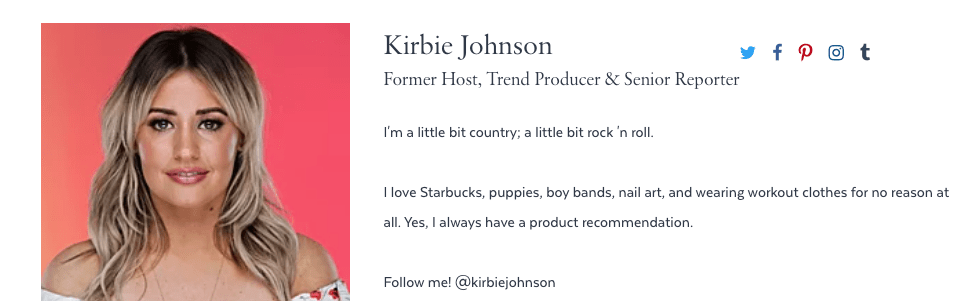 Editorial Work – Kirbie Johnson